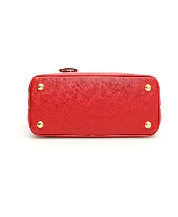 Prada Galleria Small Shoulder Bag - Red