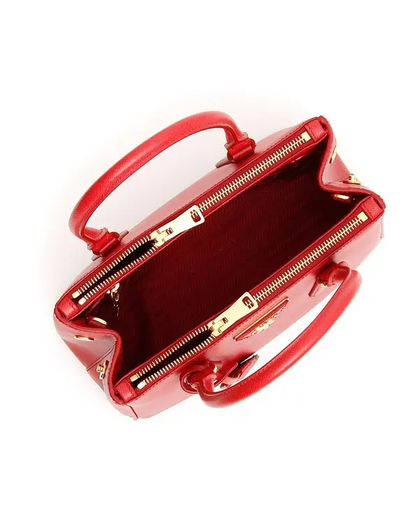 Prada Galleria Small Shoulder Bag - Red