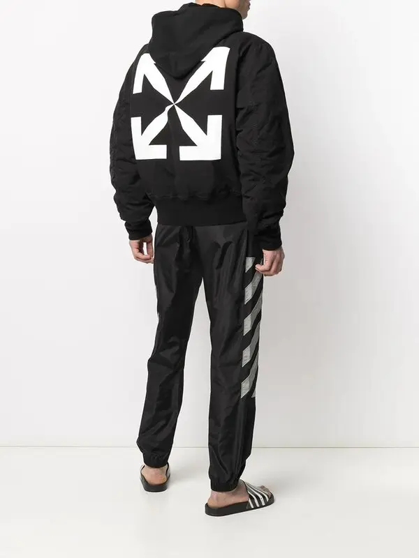 Off-White Logo-print Cotton Bomber Jacket