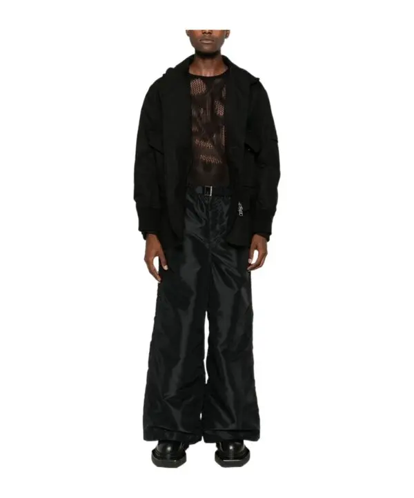 Sacai Rip Stop Zip-up Bomber Jacket