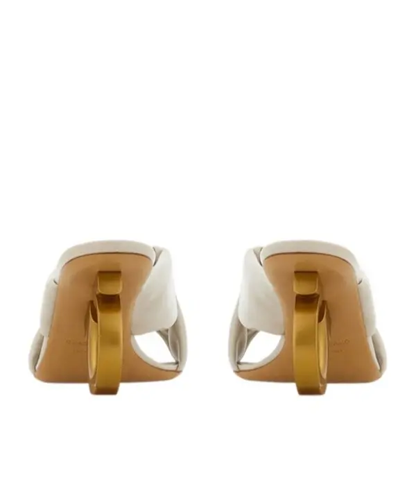 FERRAGAMO Zilda 70 Gancini Heel Sandals