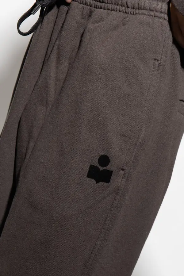 Isabel Marant Étoile Rope Belt Logo Print Sweatpants