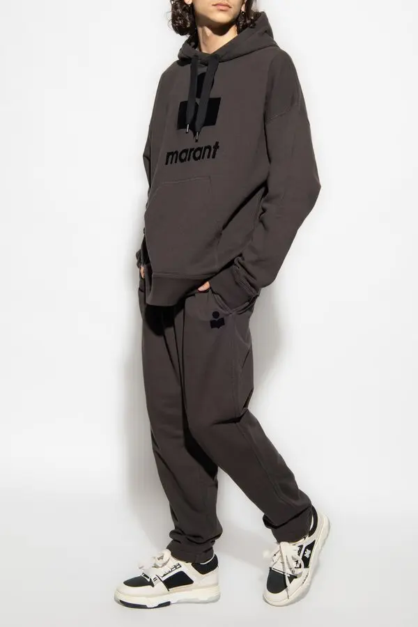 Isabel Marant Étoile Rope Belt Logo Print Sweatpants