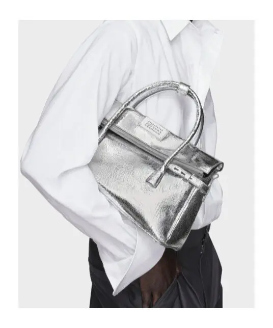 MAISON MARGIELA 5ac East West Medium Handbag - Silver