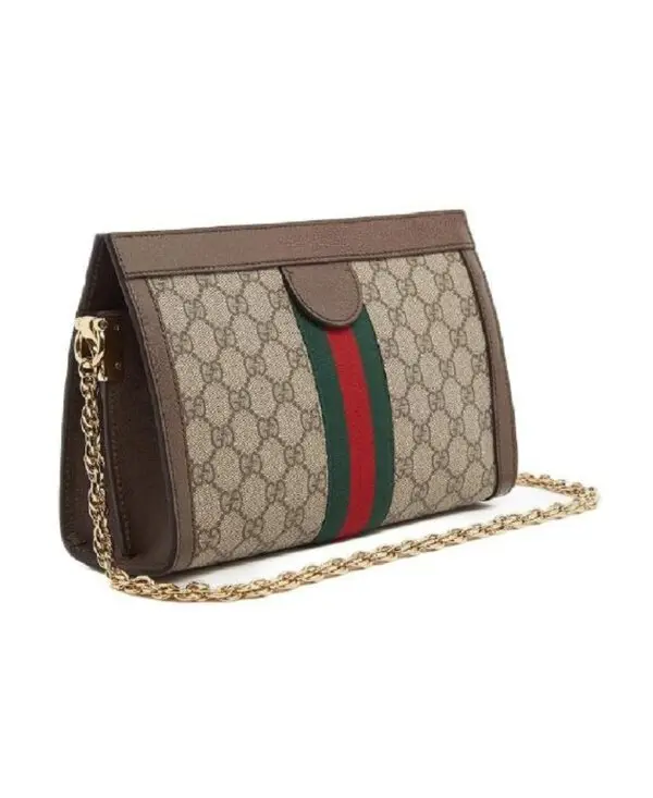 Gucci Ophidia Gg Small Shoulder Bag - Beige/ebony