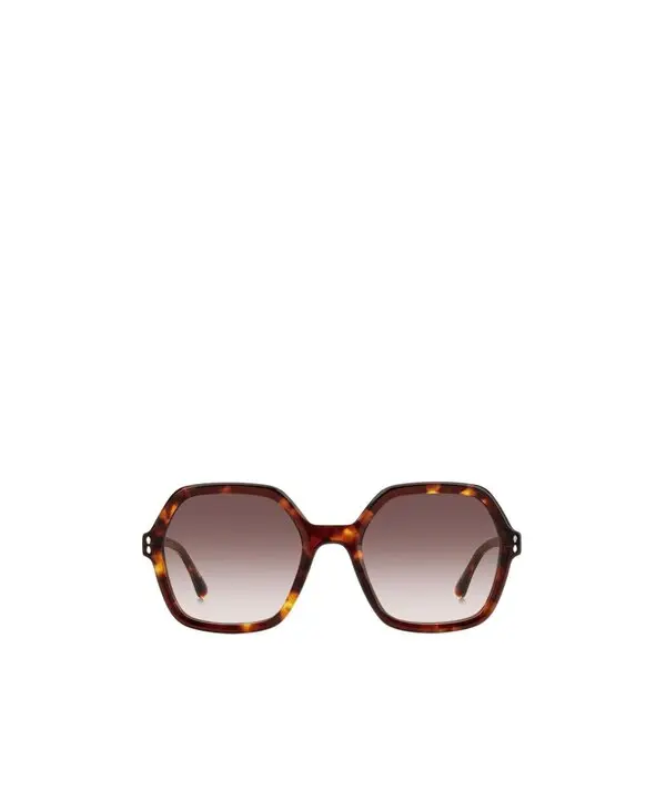 Isabel Marant Étoile Geometric Frame Sunglasses - Brown