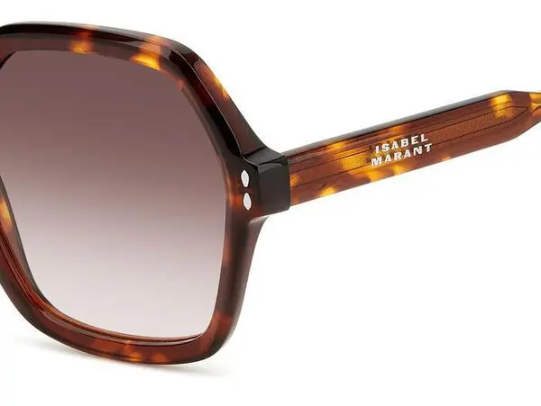 Isabel Marant Étoile Geometric Frame Sunglasses - Brown