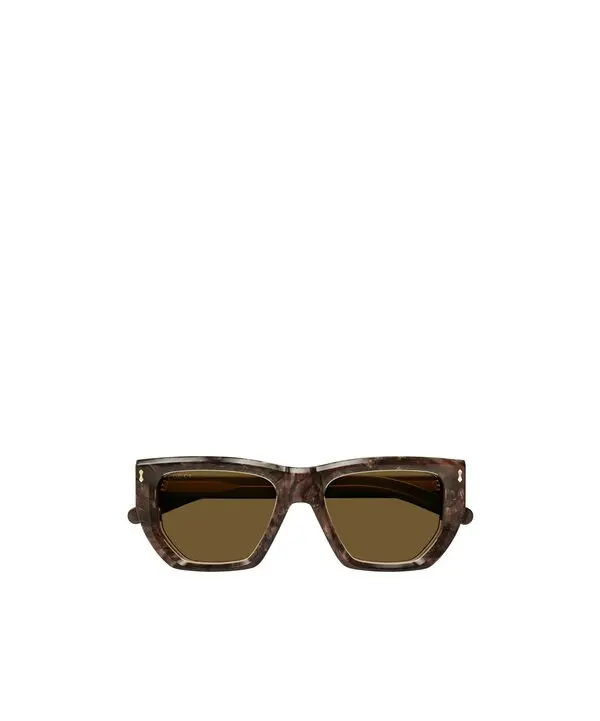 Gucci Geometric Frame Sunglasses - Green