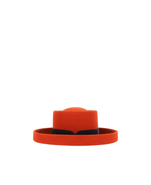MAISON MICHEL Logo Detail Hat