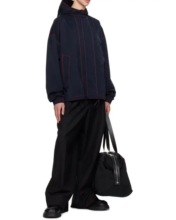 Bottega Veneta Drawstring Hood Casual Jacket