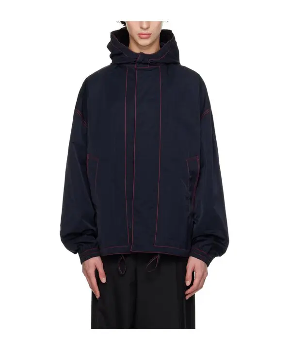 Bottega Veneta Drawstring Hood Casual Jacket
