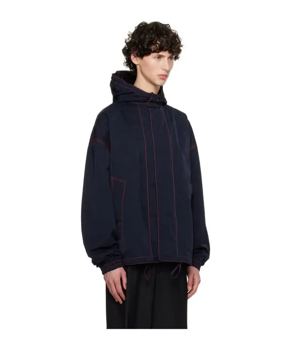 Bottega Veneta Drawstring Hood Casual Jacket