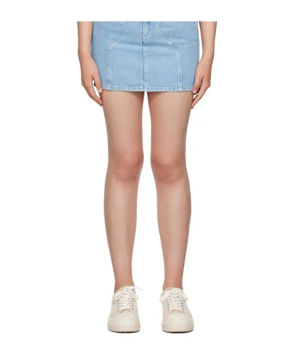 Isabel Marant Étoile Mid-rise Denim Miniskirt - Nude