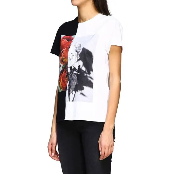 Alexander McQueen Logo Round Neck Short Sleeve T-shirt