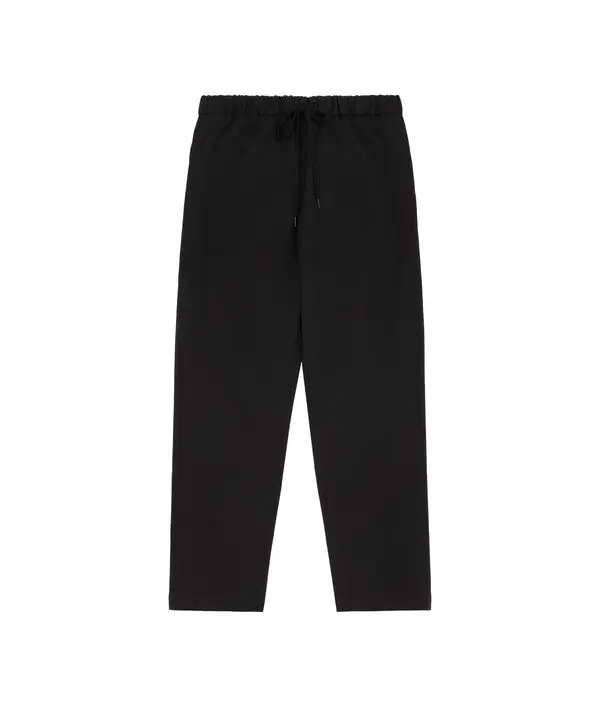 MAISON MARGIELA Mid-rise Drawstring Trousers - Black