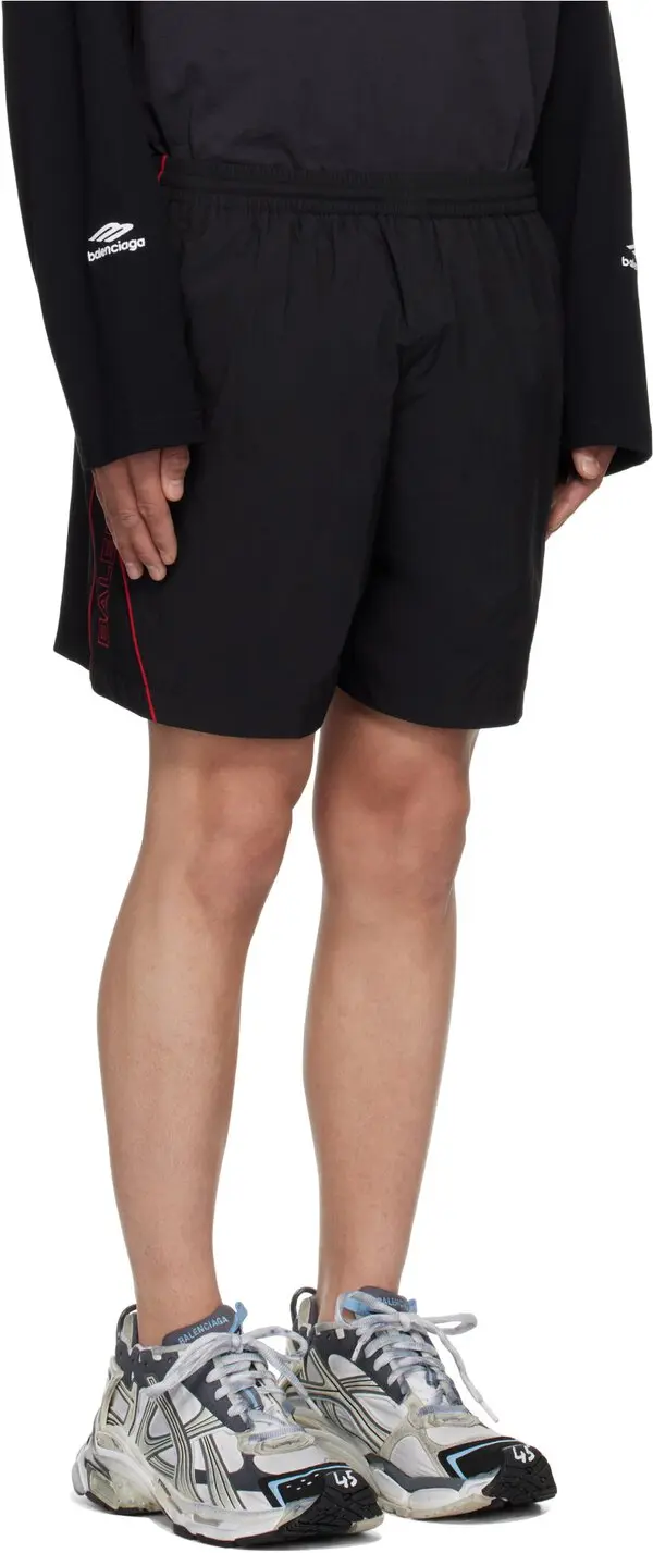 Balenciaga Logo Embroidered Tracksuit Shorts