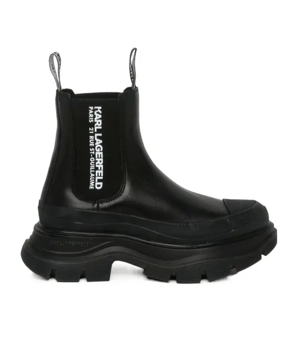 Karl Lagerfeld Paneled Chelsea Boots