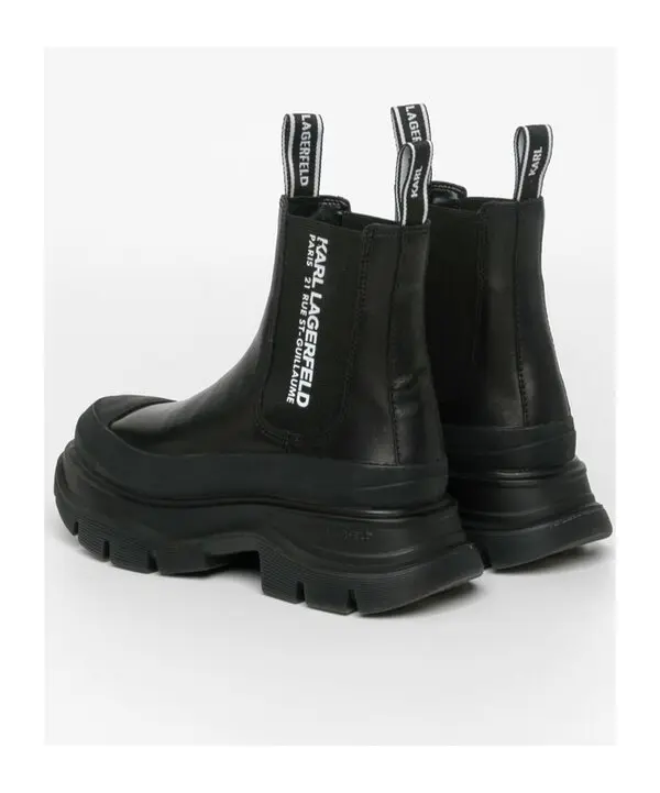 Karl Lagerfeld Paneled Chelsea Boots