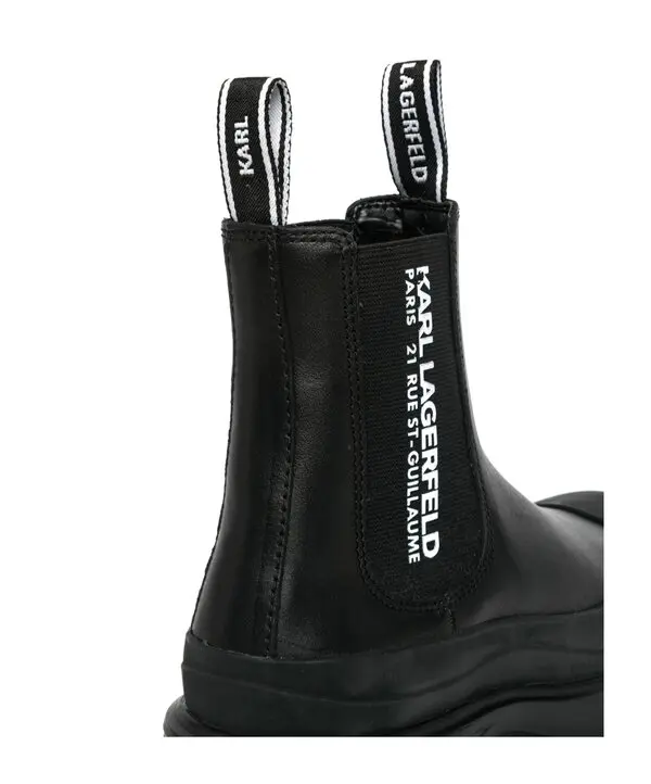 Karl Lagerfeld Paneled Chelsea Boots