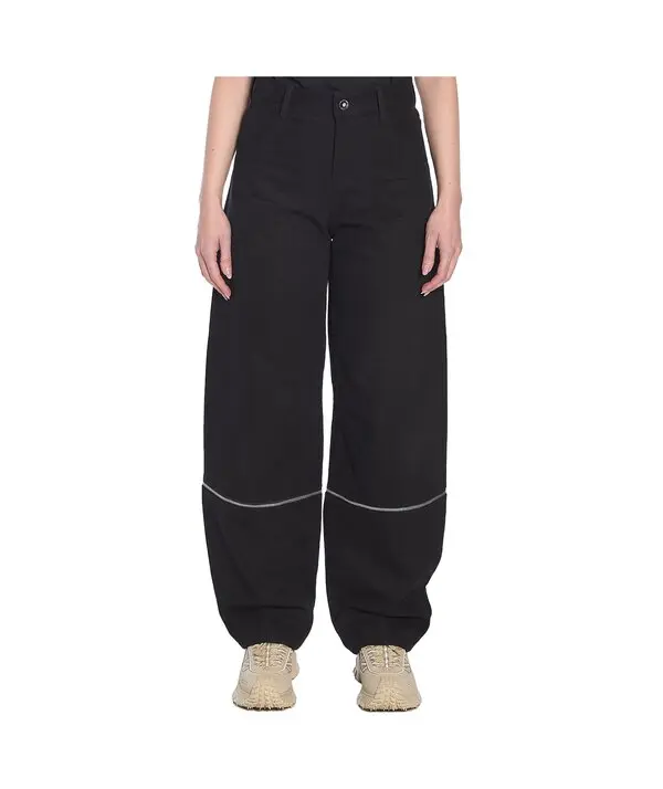Moncler Belt-loop Casual Pants With Knee Zippers