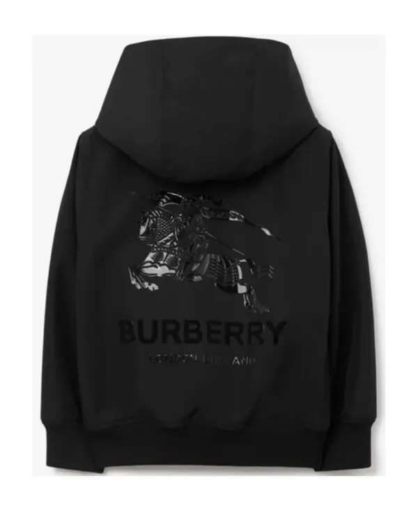 Burberry Logo-print Jersey Hoodie