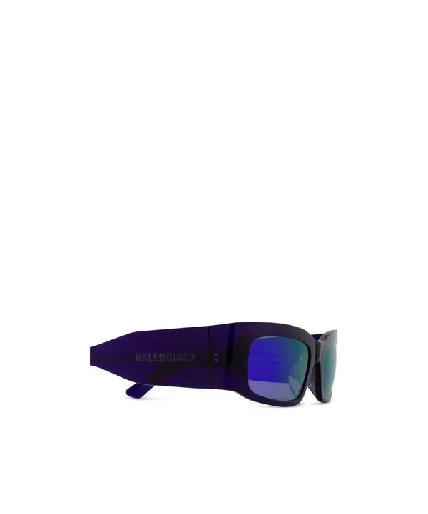 Balenciaga Rectangular Frame Sunglasses - Violet