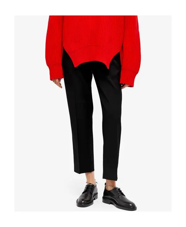 JIL SANDER Tailored Straight Leg Trousers - Black