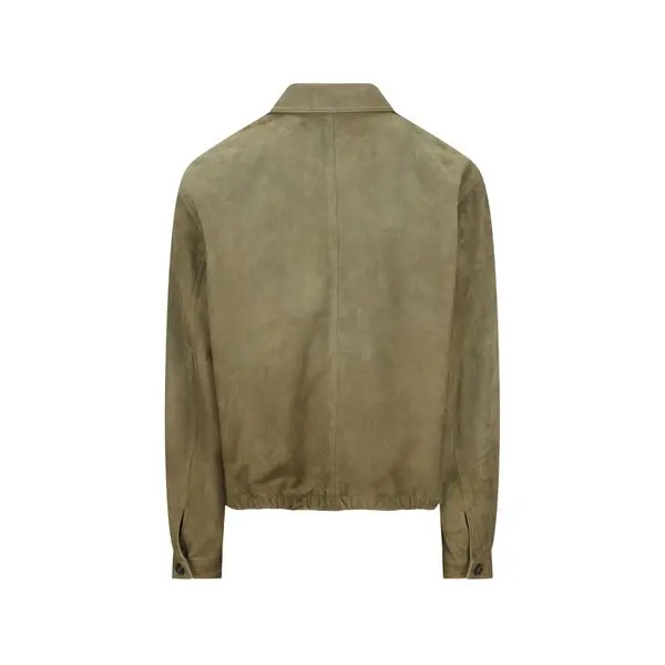Prada Suede Zip-up Jacket