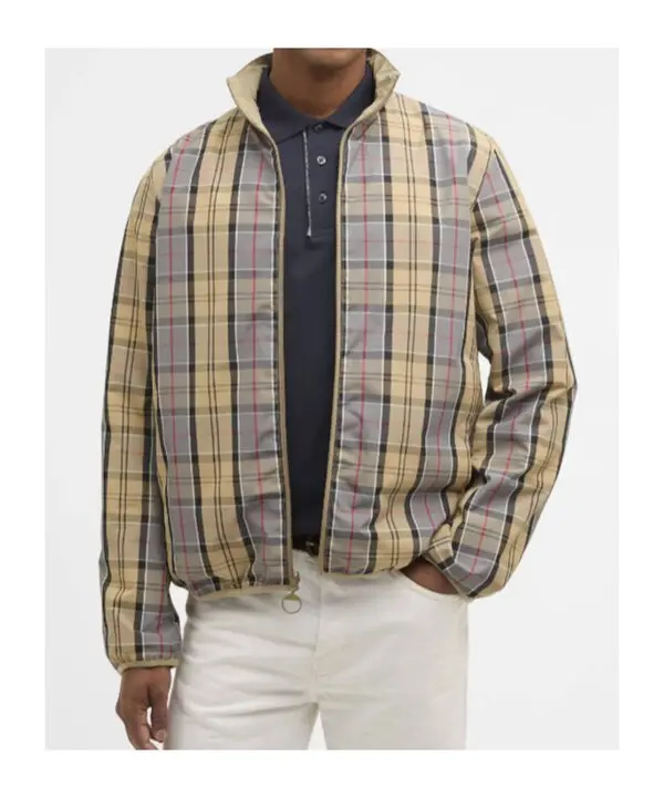Barbour Reversible Korbel Showerproof Jacket - Nude