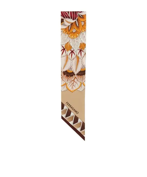 FERRAGAMO Floral-print Silk Scarf - Multicolor
