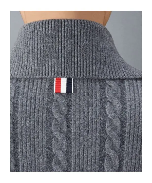 Thom Browne Cable-knit Bomber Jacket