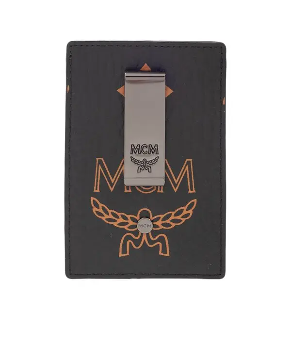 Mcm Logo Card Holder - Black