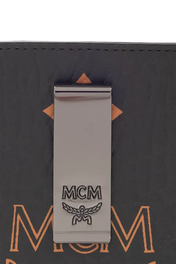 Mcm Logo Card Holder - Black