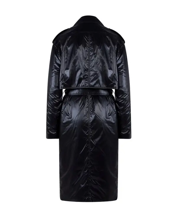 Saint Laurent Belted Double-breasted Coat