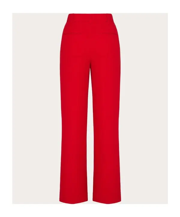 Valentino Garavani High Waist Cropped Trousers