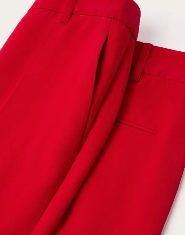 Valentino Garavani High Waist Cropped Trousers