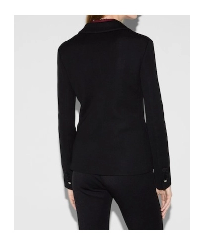 Gucci Single-breasted Cotton Jersey Jacket With Double G Lining