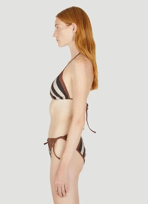 Burberry Checked Two-piece Bikini Set
