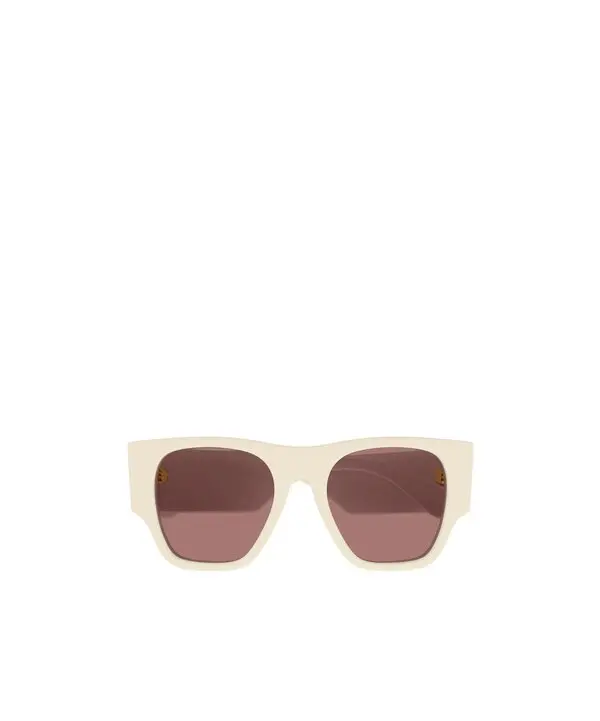 Chloé Oversized Square-frame Sunglasses - Nude