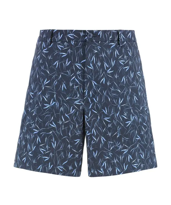 Hugo Boss Printed Bermuda Shorts - Blue