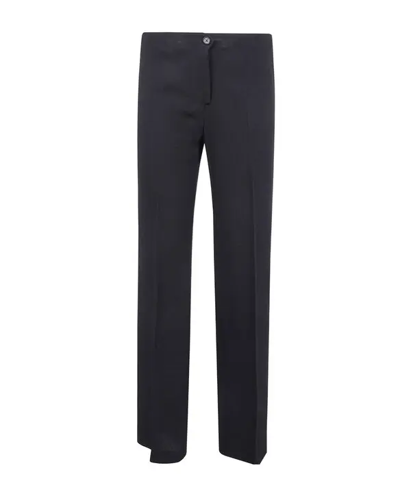 N.21 Low Waist Flared Trousers - Black