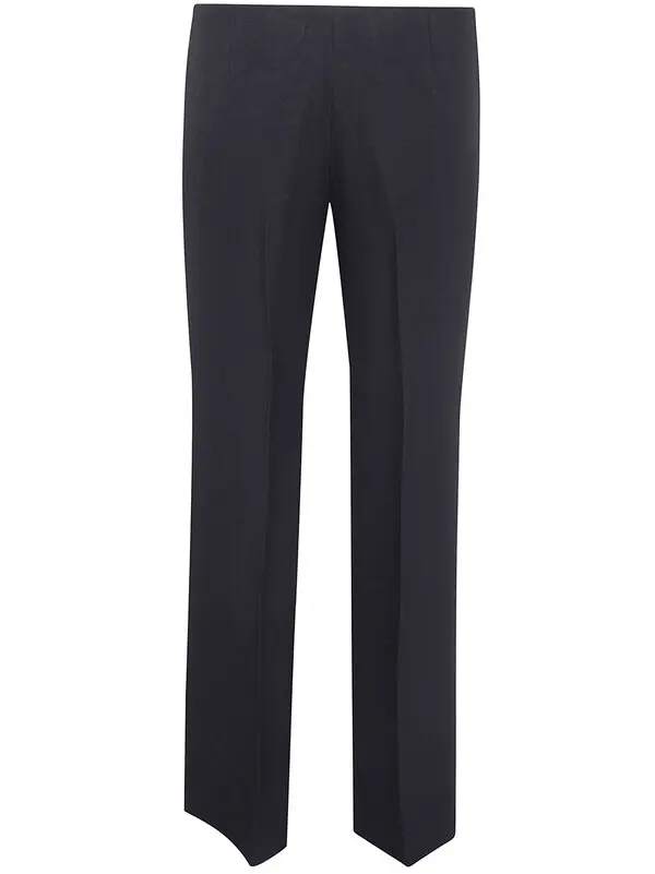 N.21 Low Waist Flared Trousers - Black