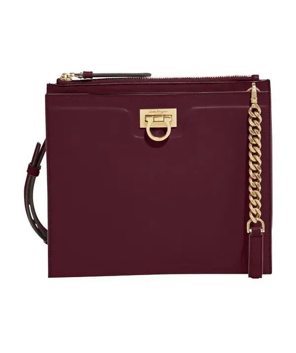 FERRAGAMO Trifolder Crossbody Bag