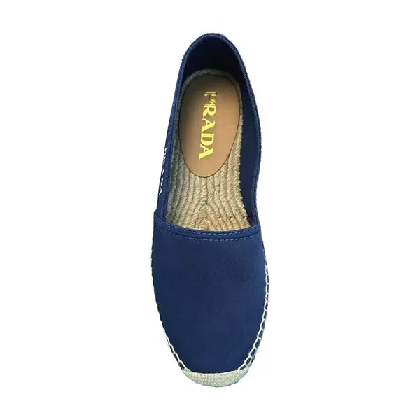 Prada Round Toe Slip-on Espadrilles