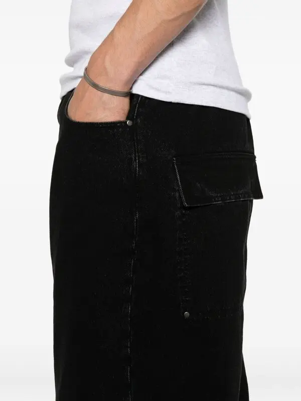 ENTIRE STUDIOS Elasticated-waistband Denim Shorts