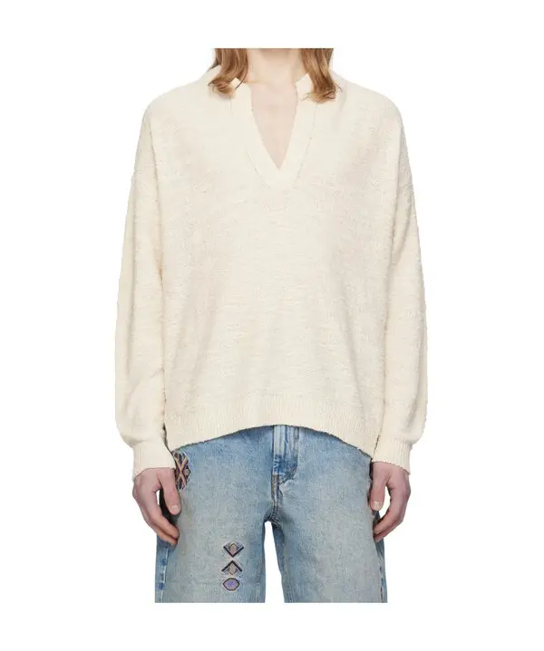 Isabel Marant Étoile Arnold V-neck Jumper - Ecru