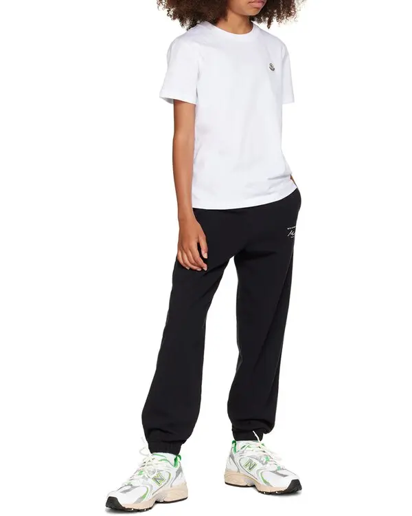 Moncler Kids Logo Patch Crewneck T-shirt