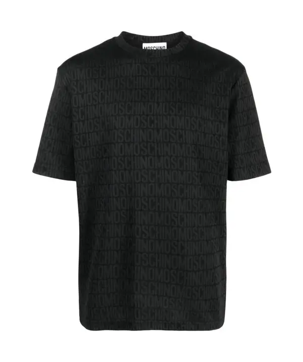 Moschino Jacquard Logo-motif T-shirt