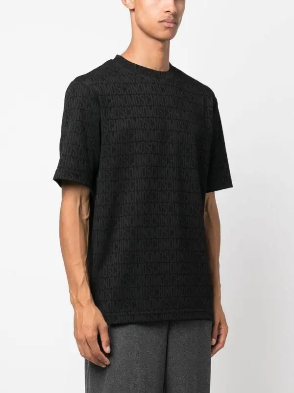 Moschino Jacquard Logo-motif T-shirt