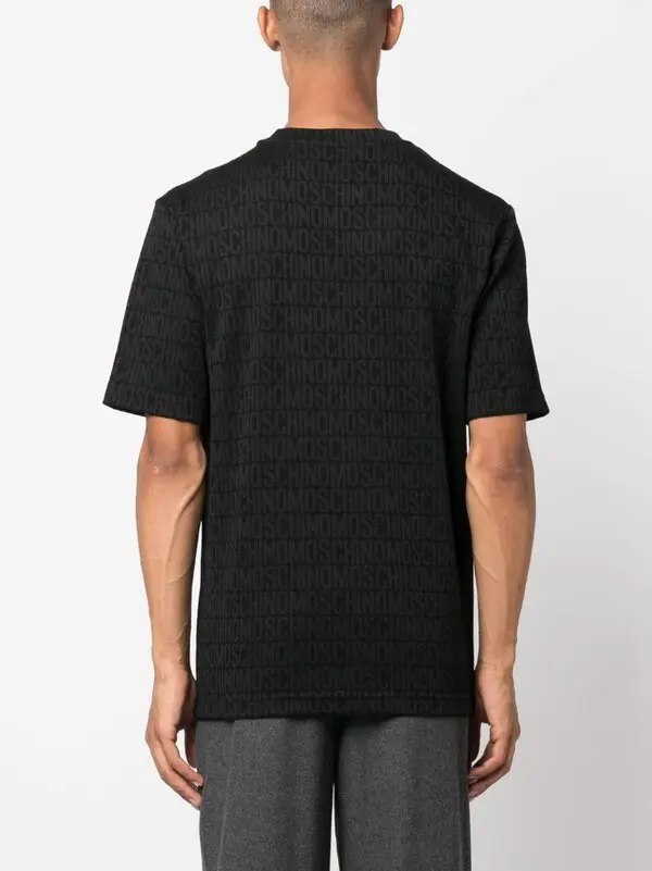 Moschino Jacquard Logo-motif T-shirt